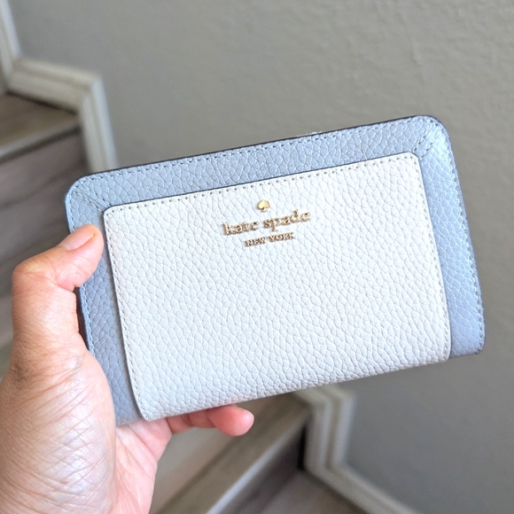 kate spade | Bags | Nwt Kate Spade Ki834 Lena Colorblock Medium Compact ...